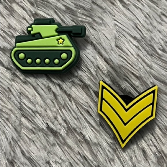 CROCS | Jewelry | Military Croc Charm Set | Poshmark